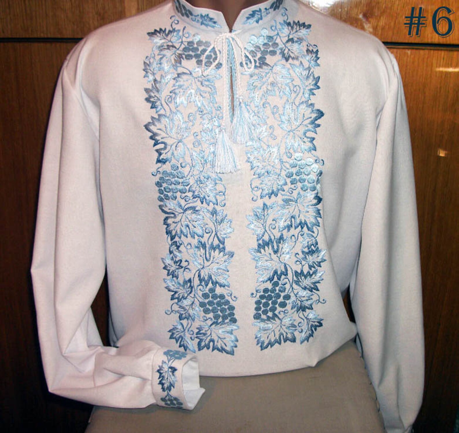 White Embroidered Men Shirt Hand Embroidered Shirt With Silk - Etsy