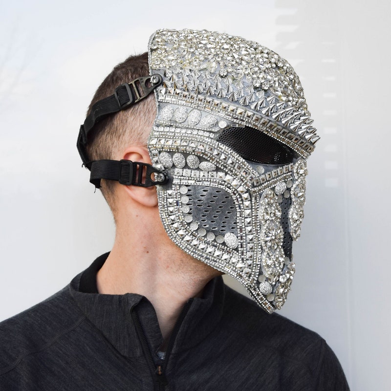 Full Face Demon Face Mask - Etsy