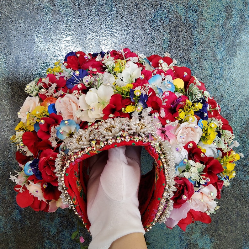 Slavic Flower Crown, Kokoshnik Folk Headdress, Czech, Ukranian, Slovak ...