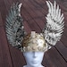 Men's Women's Winged Headdress Helmet, Headpiece, Hermes Mercury ...