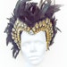 Dark Queen Festival Feather Crown Rhinestone Renaissance - Etsy