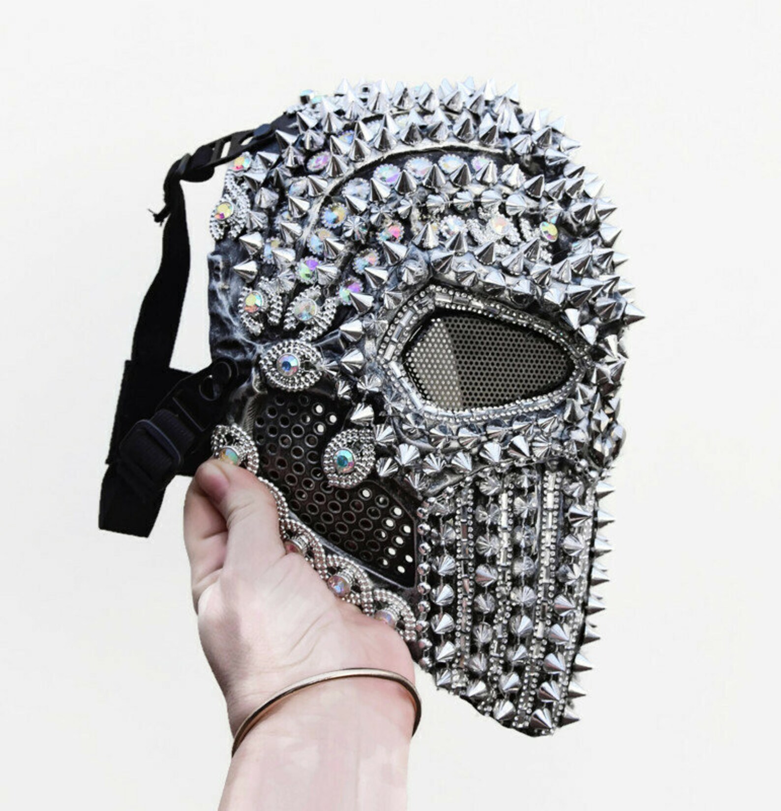 Men's Festival Spiked Skull Full Face Mask Christmas Gift | Etsy