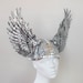 Winged Helmet Headpiece, Valkyrie Headdress, Mercury Helmet, Halloween ...