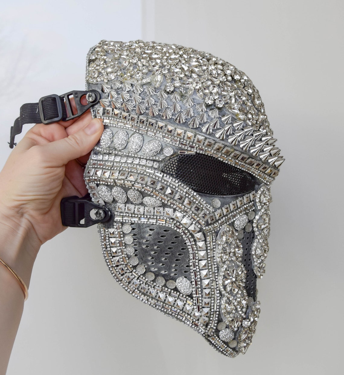 Men's Full Face Jewelled Mask Reaper Overwatch Halloween - Etsy