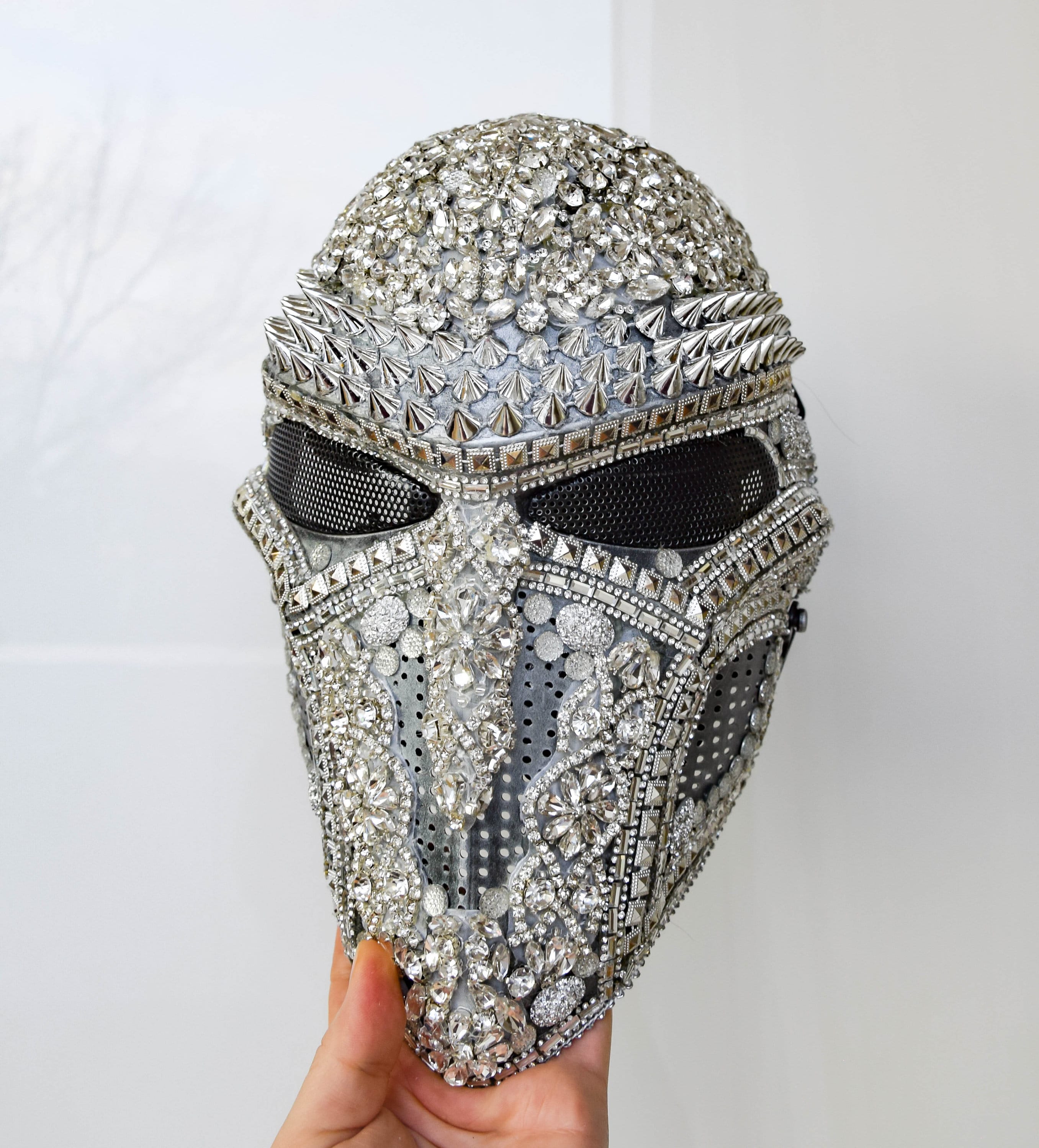 Men's Full Face Jewelled Mask Reaper Overwatch Halloween - Etsy