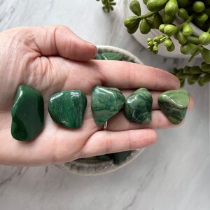 Budstone Tumble // Buddstone // African Green Jade - Etsy