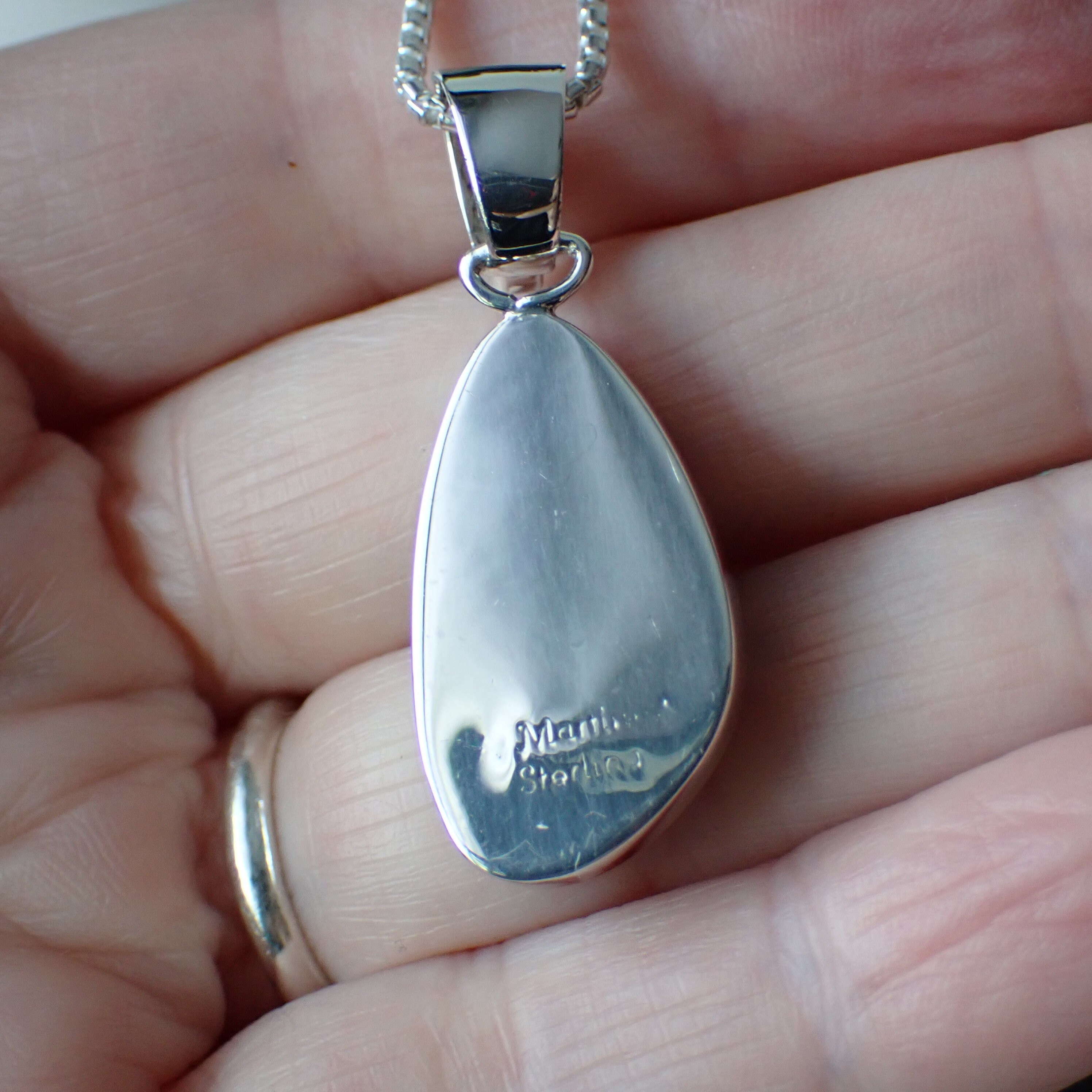 Sugilite Turquoise Jet & Opal Inlaid Sterling Silver Pendant - Etsy