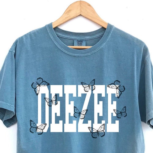 Delta Zeta // Deezee // the Keely Butterfly Sorority Shirt // | Etsy