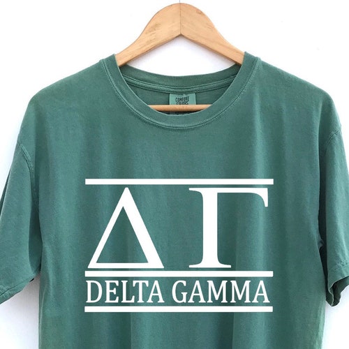 Delta Gamma // Flower Power Sorority Shirt // Comfort Colors - Etsy