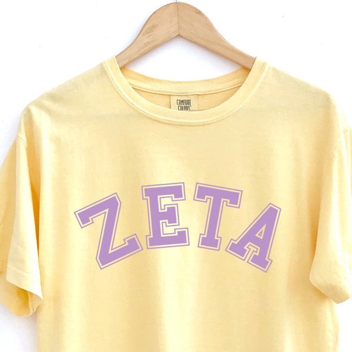 Custom Zeta Tau Alpha Sorority Shirt Multiple Comfort Color - Etsy