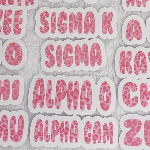 Zeta Tau Alpha ZTA Sorority Sticker Pack Perfect Big / | Etsy