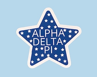 Alpha Delta Pi Sticker | Etsy