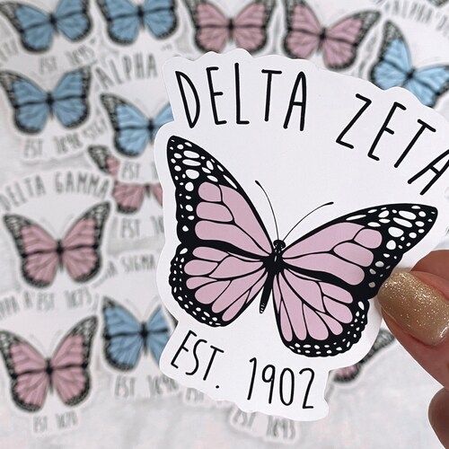 Zeta Tau Alpha ZTA Sorority Sticker Pack Perfect Big / | Etsy