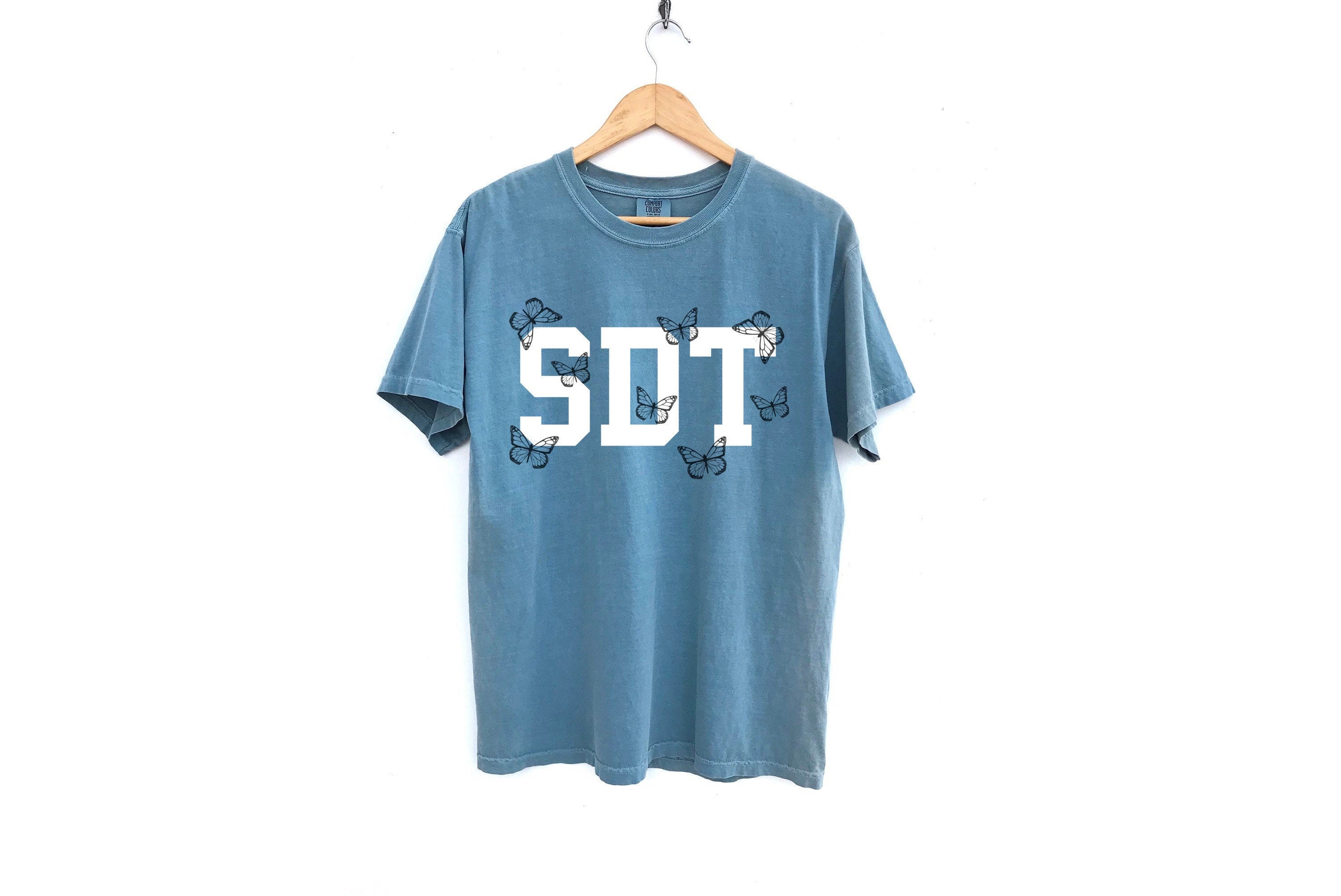 Sigma Delta Tau // SDT // the Keely Butterfly Sorority Shirt // Comfort ...