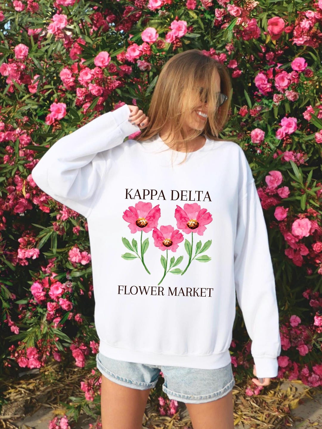 Kappa Delta Flower Market Sweatshirt, KD Sorority Gift - Etsy