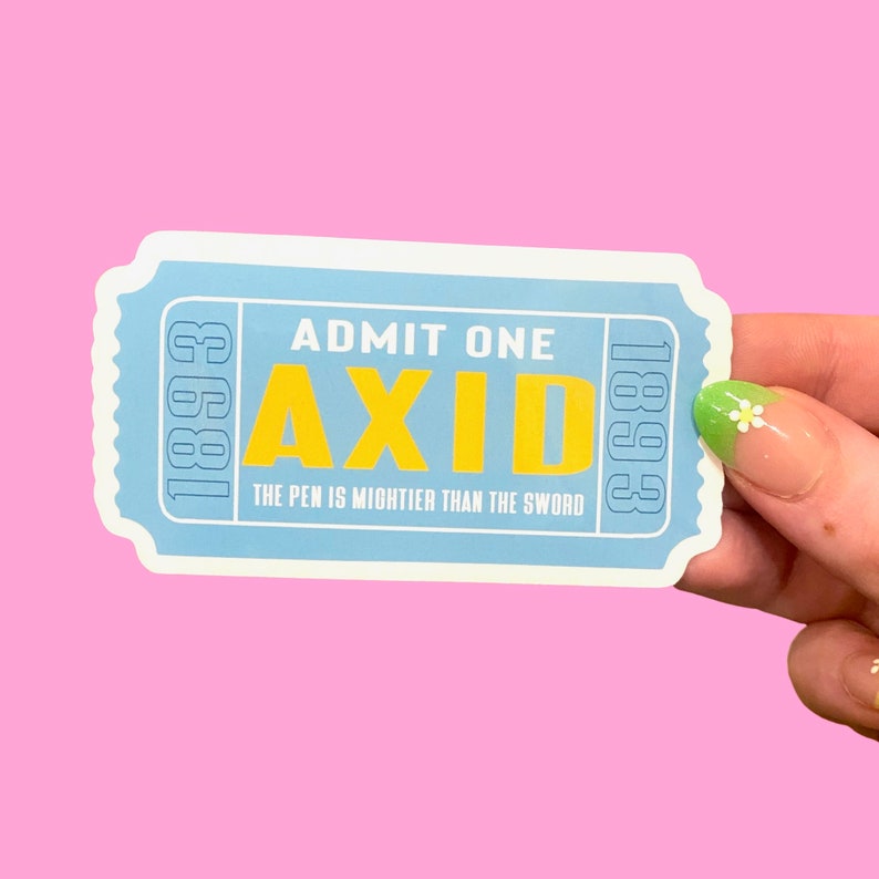 Admit One Ticket Sorority Sticker // Greek Sticker // Sorority - Etsy