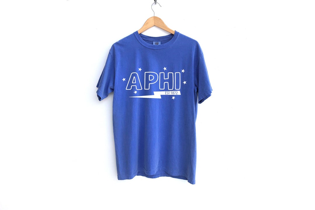 Alpha Phi // Aphi // ORIGINAL Lightning Bolt Sorority Shirt // Comfort ...