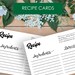 Recipe Card Printable - Rustic Recipe Card Printable Recipe Printable ...