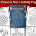 BEST VALUE Passover Maze Coloring Book for Kids - Instant Download ...