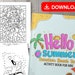BEST VALUE! Hello Summer Vacation Beach Time Activity Book for Kids ...