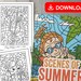 BEST VALUE! Hello Summer Vacation Beach Time Activity Book for Kids ...