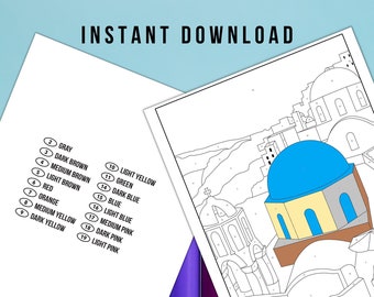 dubai frame coloring pages