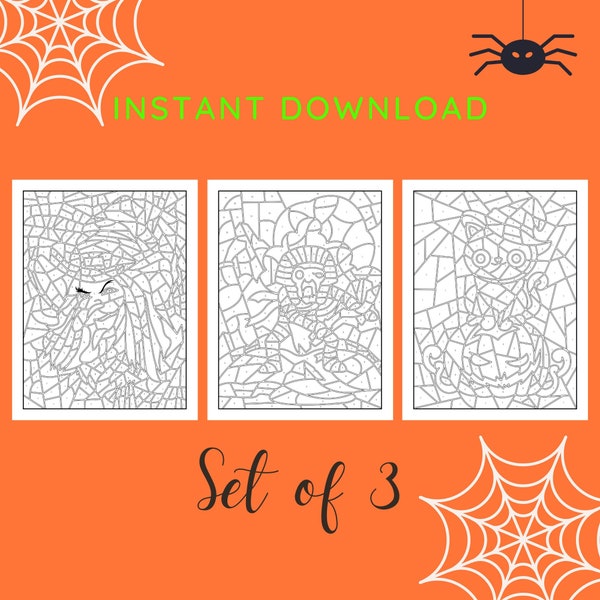 Number 3 Coloring Pages - Etsy