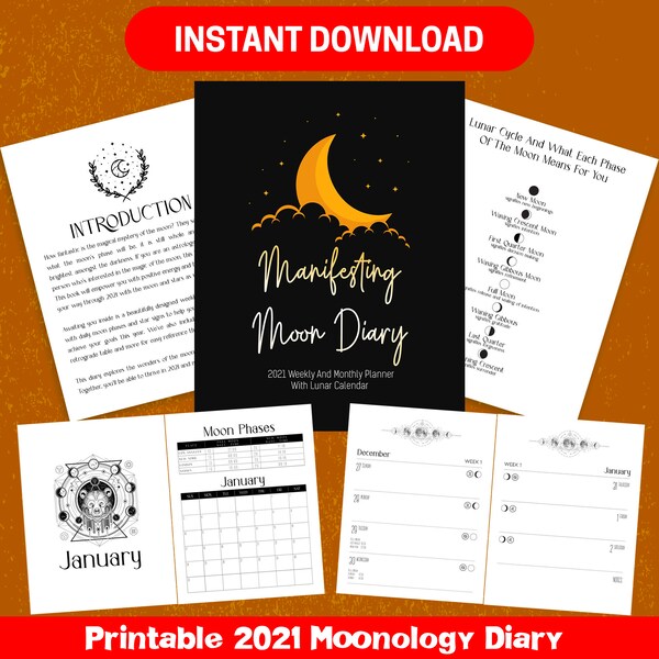 2021 Lunar Calendar - Etsy