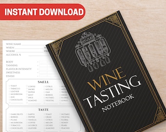 Wine Tasting Notes | Etsy