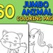 Jumbo Toddler Animal Coloring Book My First Big Book of Coloring Early ...