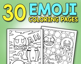 silly face emoji coloring page