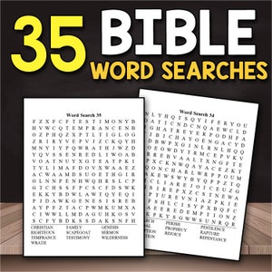 Bible Word Search for Kids: Word Search Puzzle Book for Kids Adults and ...