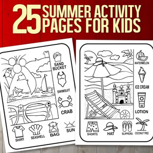 BEST VALUE Summer Seek & Find - Instant Download Summertime Adventure ...