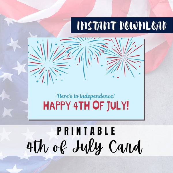 Independence Day Cards - Etsy