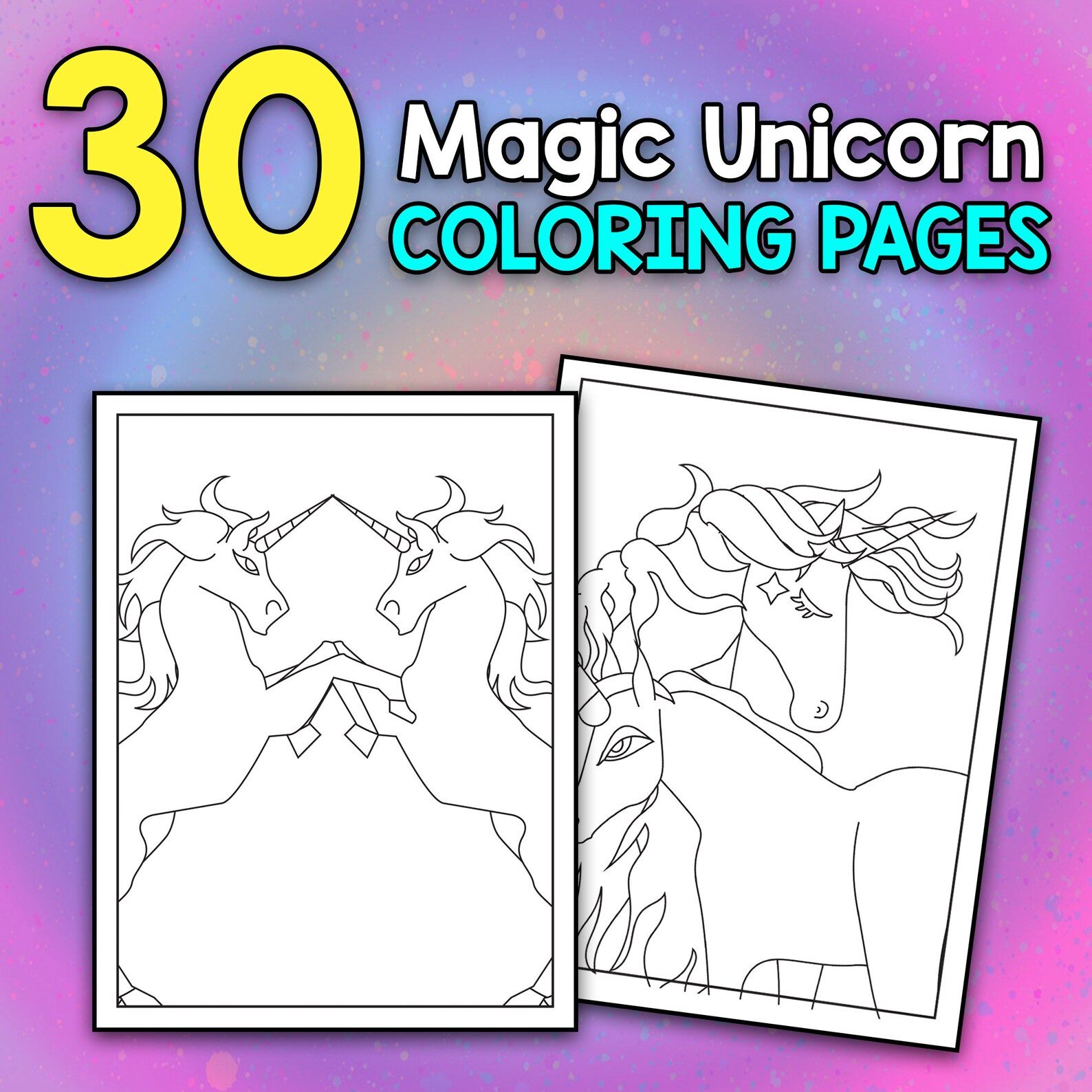 BEST VALUE 30 Terrific Toddlers Magic Unicorns Coloring Pages for Kids ...