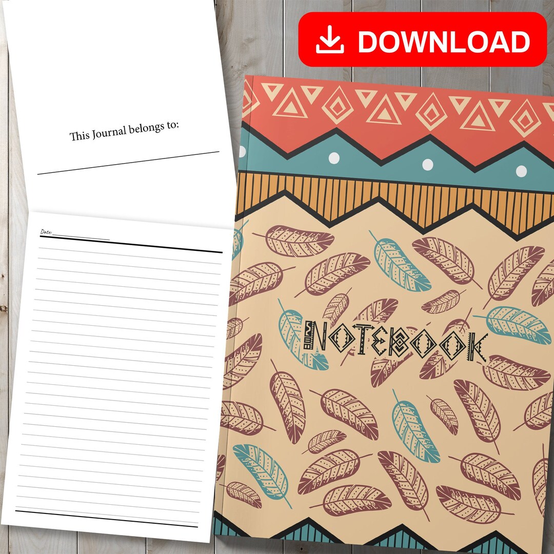 BEST VALUE Native American Notebook Instant Download Indigenous Culture ...