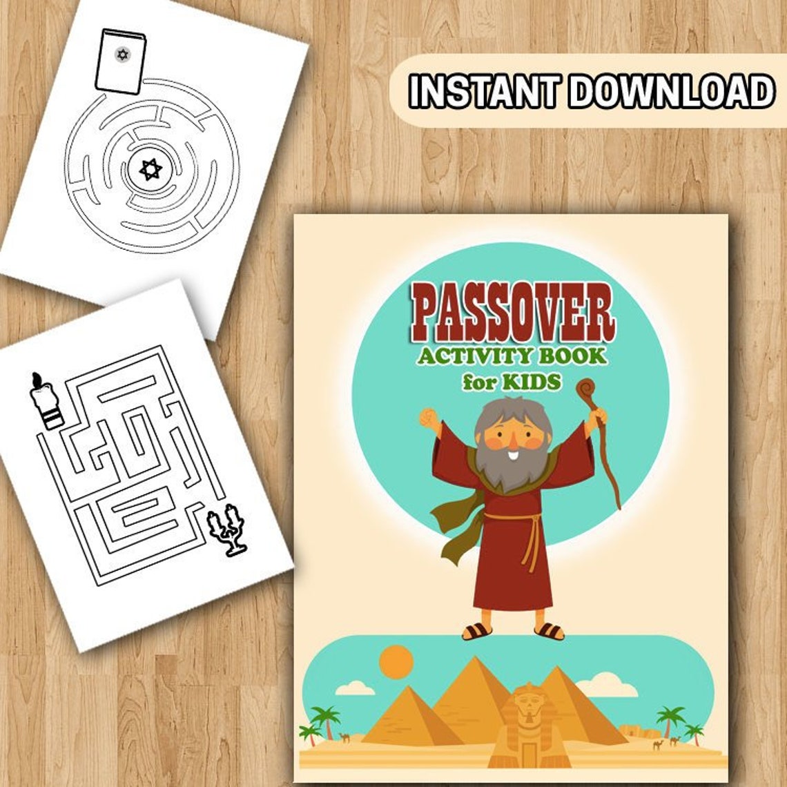 BEST VALUE 21 Passover Activity Book for Kids: This Pesach Featuring ...