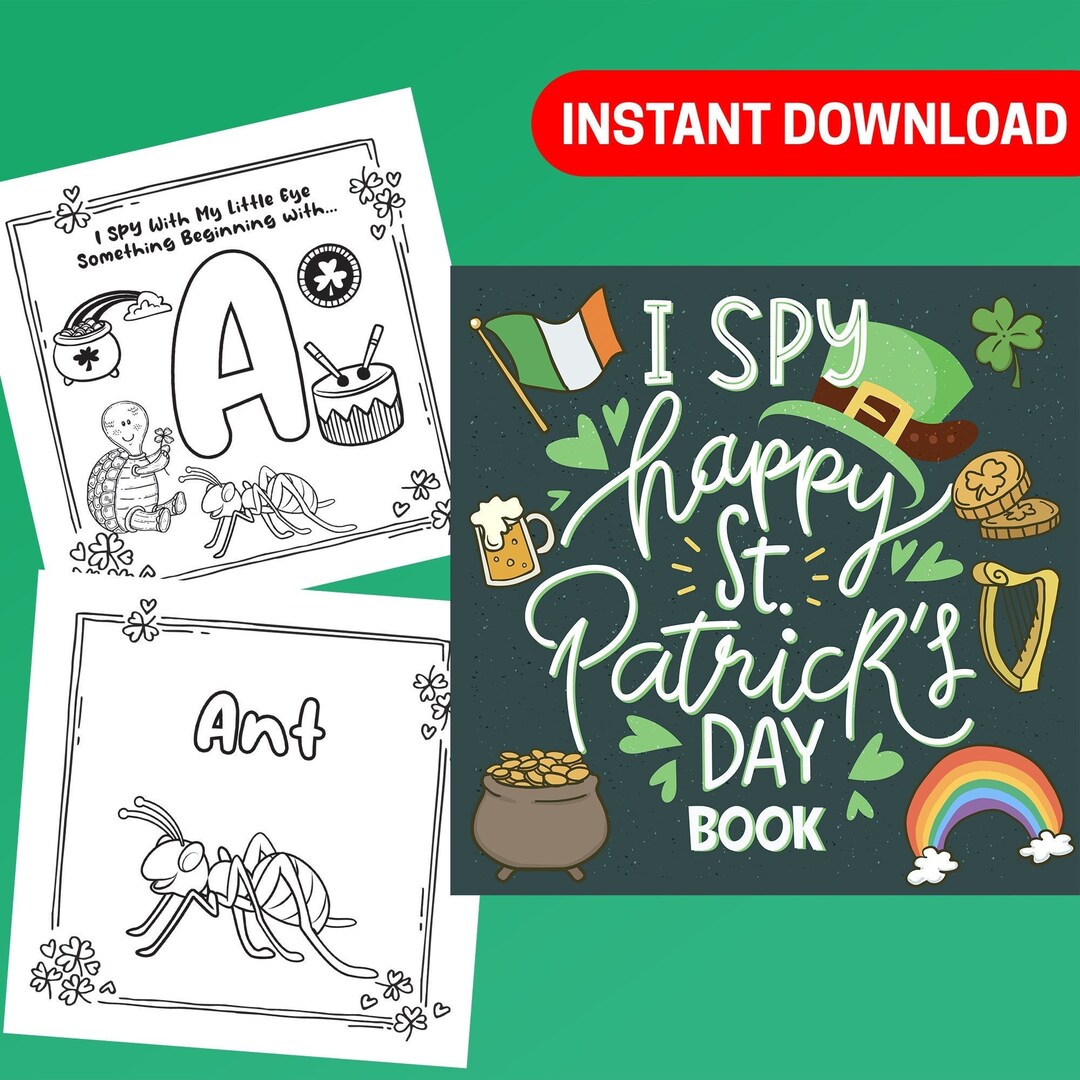 BEST VALUE I Spy Happy St. Patrick's Day Book - Instant Download ...