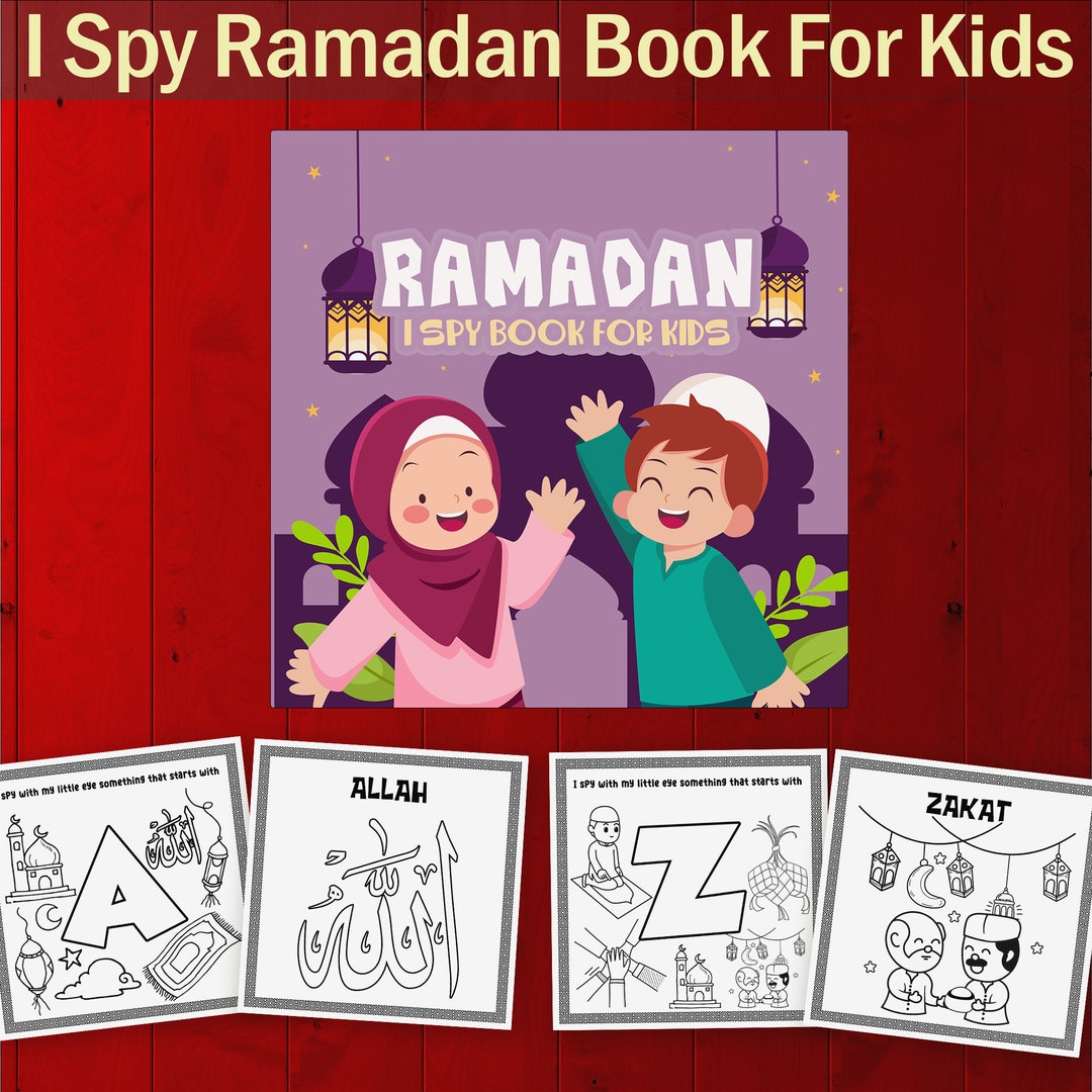 BEST VALUE! Ramadan I Spy Book for Kids - Instant Download Ramadan ...