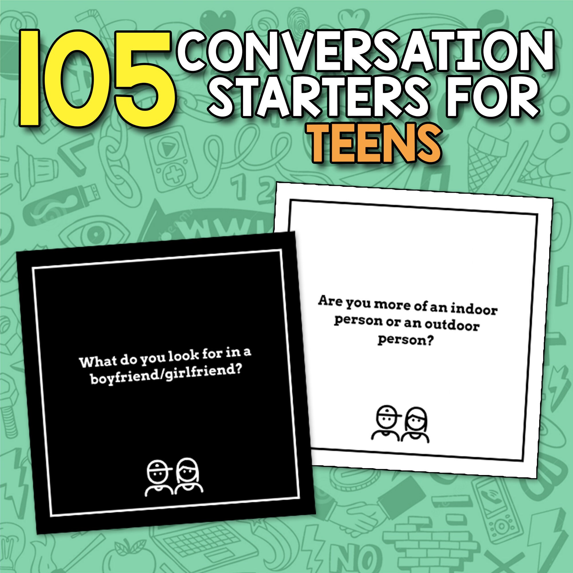 BEST VALUE 105 Conversation Starters for Teens: Help Your High Schooler ...