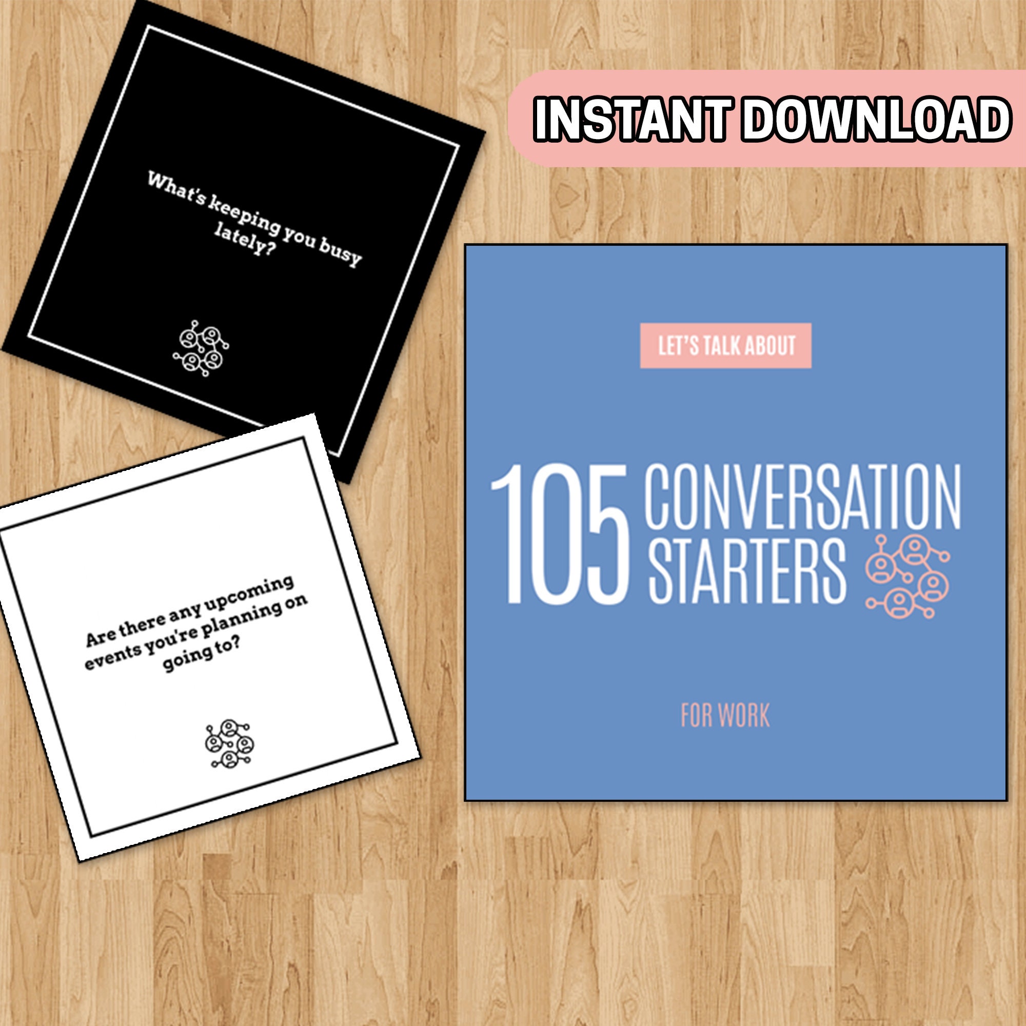 BEST VALUE 105 Conversation Starters for Work: Ice Breakers - Etsy