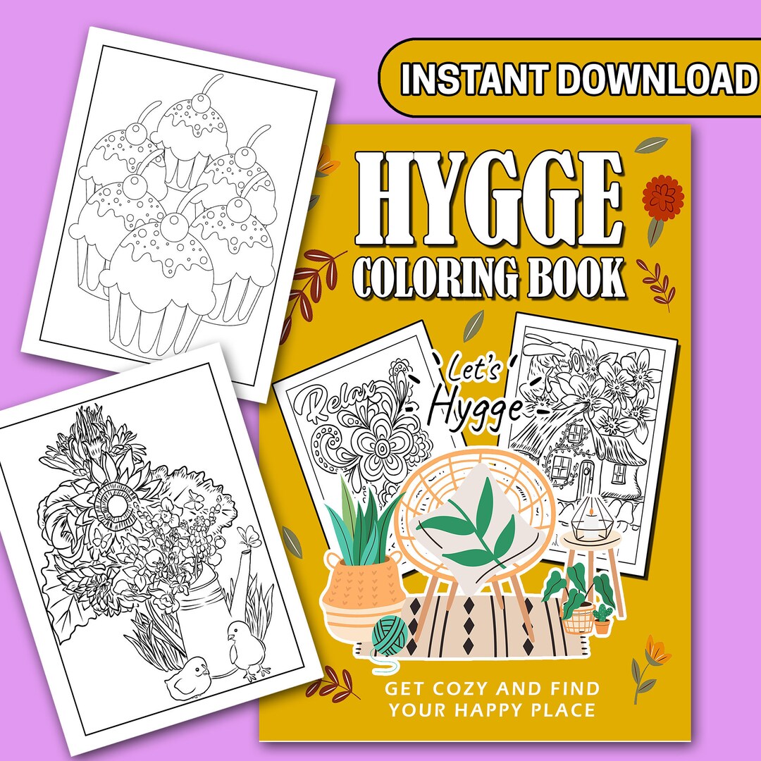 BEST VALUE - 30 Relaxing and Cozy Coloring Pages to Achieve Happiness ...