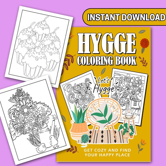 BEST VALUE 30 Relaxing and Cozy Coloring Pages to Achieve | Etsy