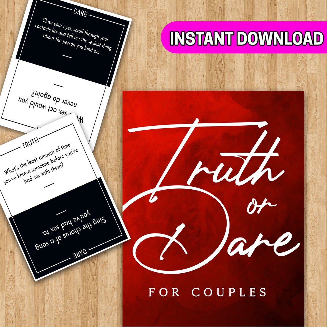BEST VALUE 70 Truth or Dare for Couples Pages Naughty Kinky Game ...