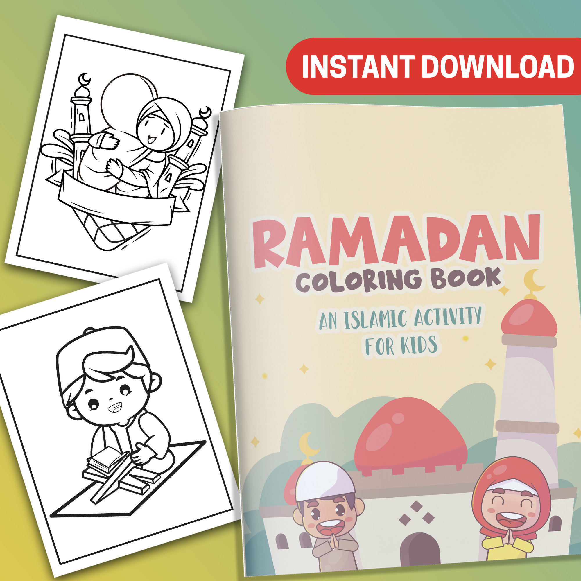 BEST VALUE 30 Ramadan Coloring Book - Instant Download an Islamic ...
