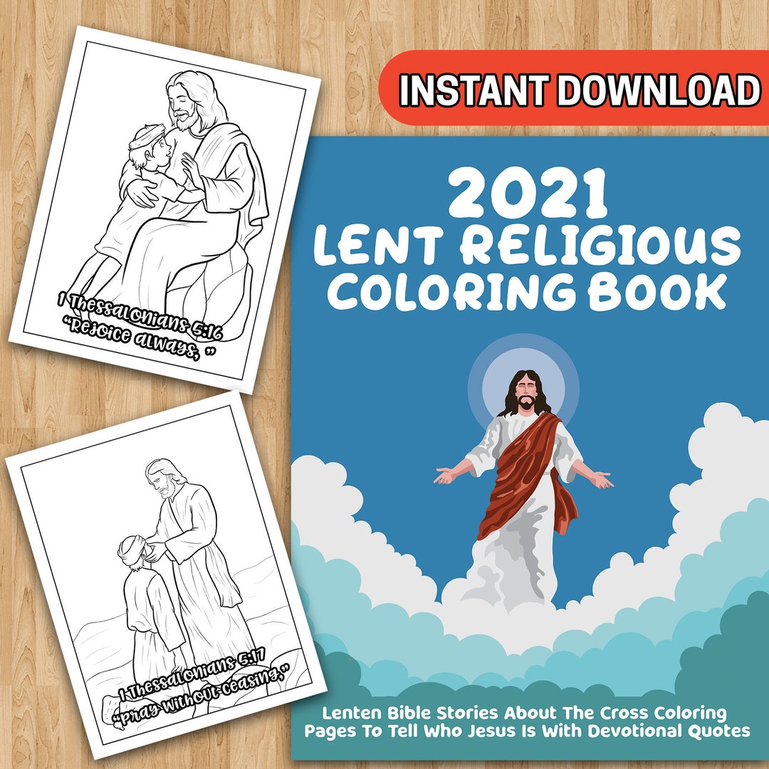 BEST VALUE 25 2021 Lent Religous Book - Instant Download Coloring With ...