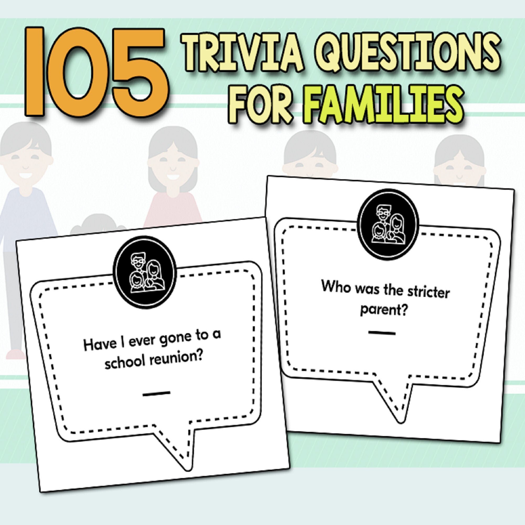 BEST VALUE 105 Trivia Questions for Family Night Fun Questions to Enjoy ...
