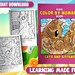 30 Color by Number Coloring Pages Cute Cat Coloring Book - Instant ...
