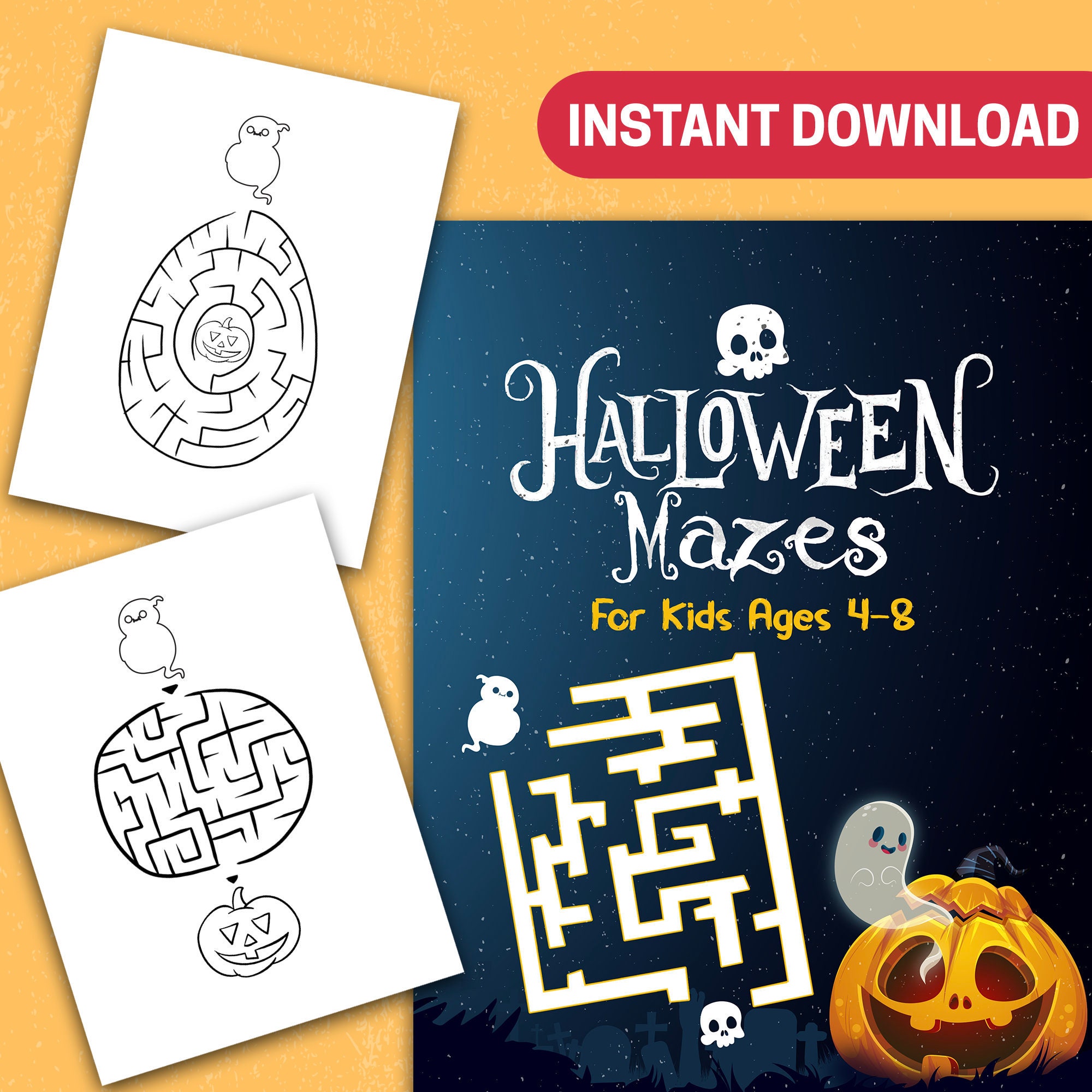 Halloween Mazes For Kids