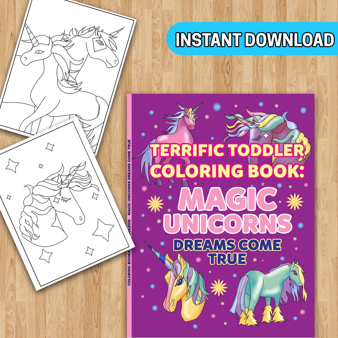 BEST VALUE 30 Terrific Toddlers Magic Unicorns Coloring Pages for Kids ...